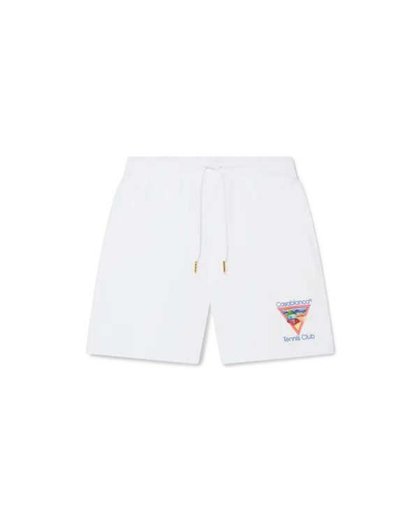 Casablanca Tennis Club Icon Sweatshorts - Multicolor