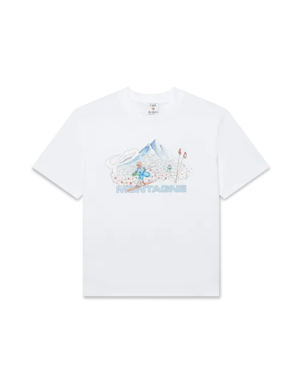 Casablanca Ski Short Sleeve T-shirt - Multicolor