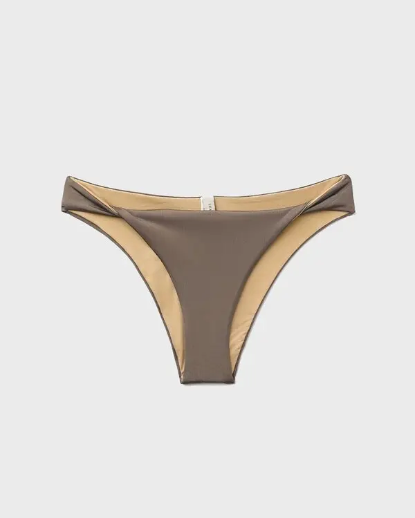 SEAQUELLE Twisted Bikini Bottom - Nougat