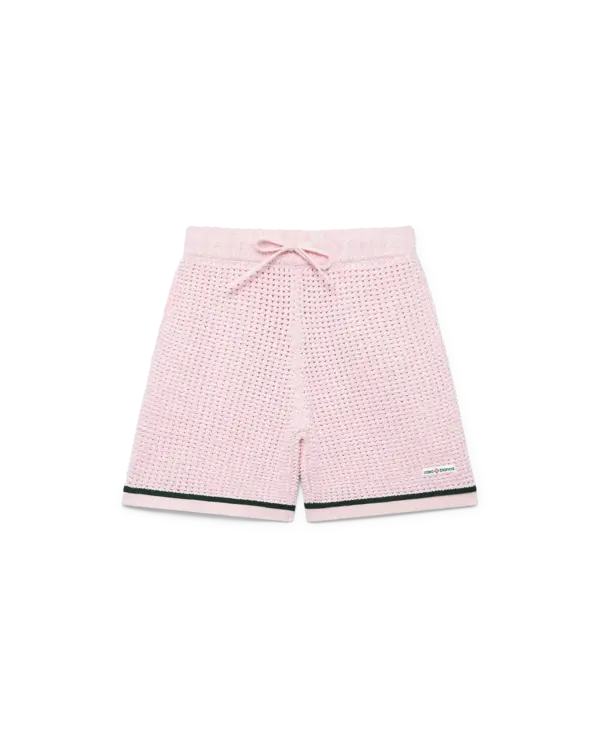 Casablanca Cotton Mouliné Shorts - Multicolor