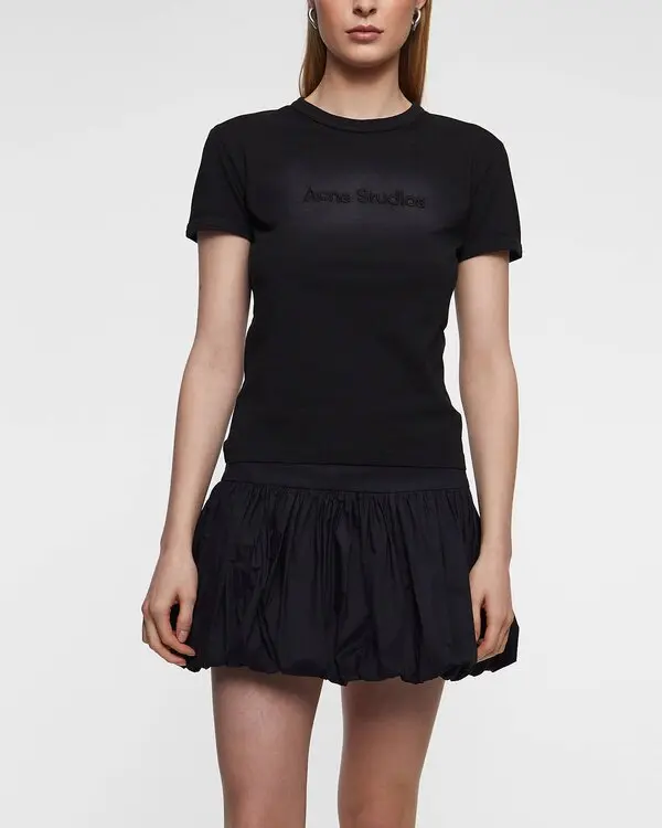 Acne Studios Logo Fitted T-shirt