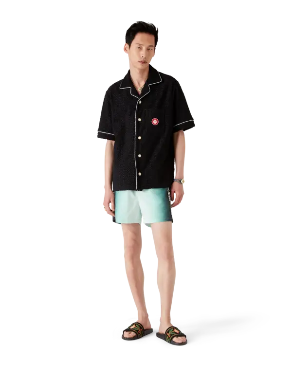 Casablanca Gradient Monogram Jacquard Swim Shorts - Multicolor