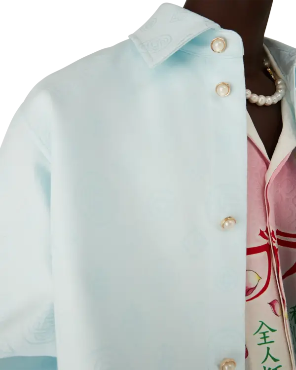 Casablanca Cotton Monogram Long Sleeve Shirt