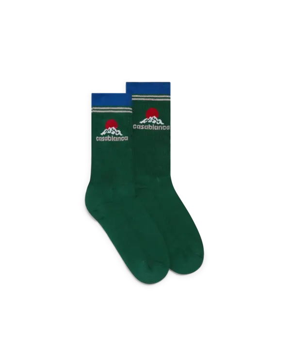Casablanca Montagne Socks - Green