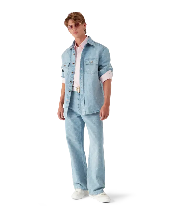 Casablanca Denim Monogram Shirt