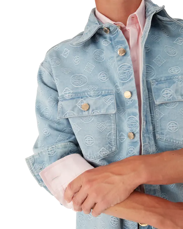 Casablanca Denim Monogram Shirt