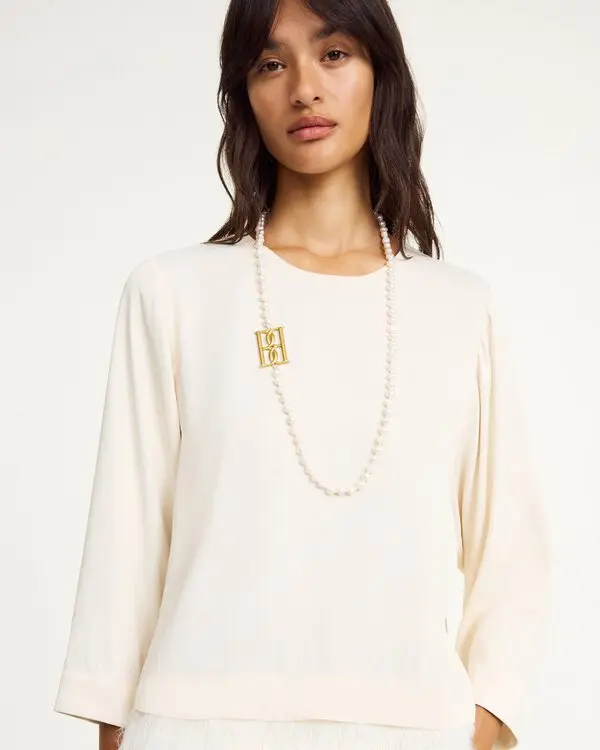 BY MALENE BIRGER Chakallo Necklace - White