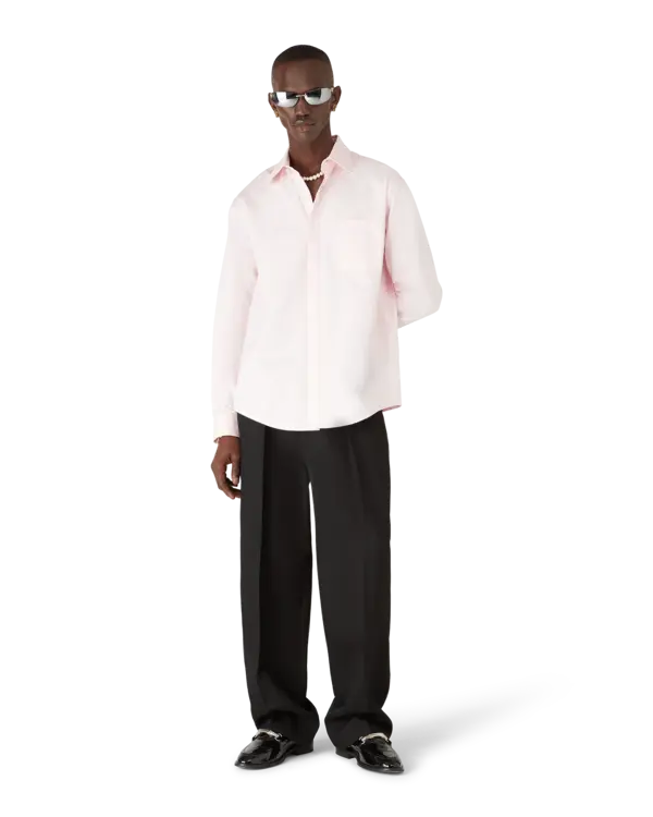Casablanca Cotton Monogram Long Sleeve Shirt - Multicolor