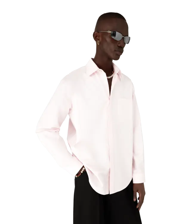 Casablanca Cotton Monogram Long Sleeve Shirt - Multicolor