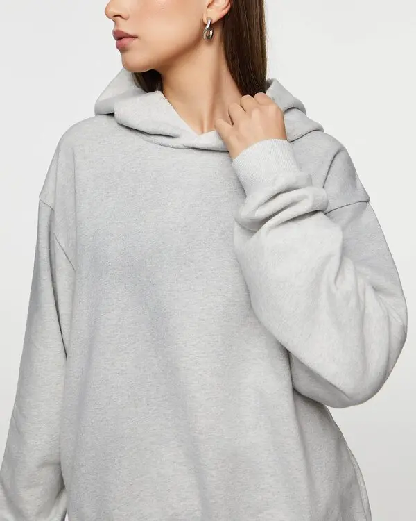 Acne Studios Logo Hoodie - Light Grey