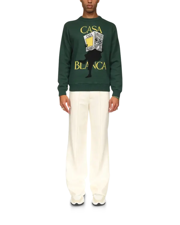 Casablanca Casa Times Intarsia Jumper - Multicolor