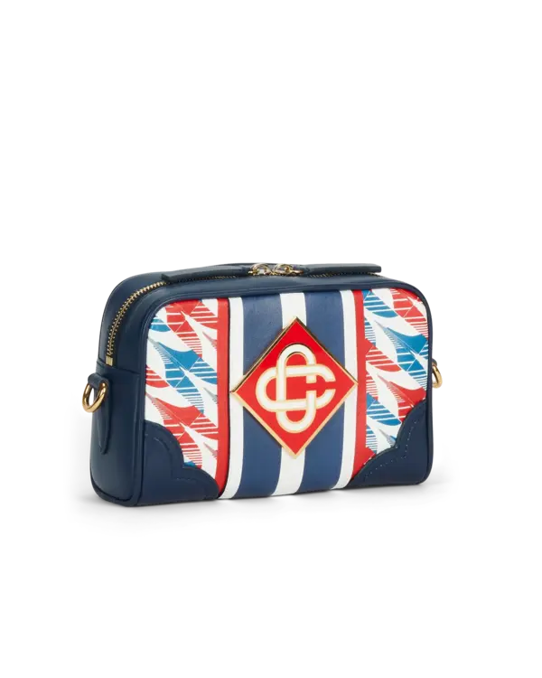 Casablanca Houndstooth Crossbody Bag