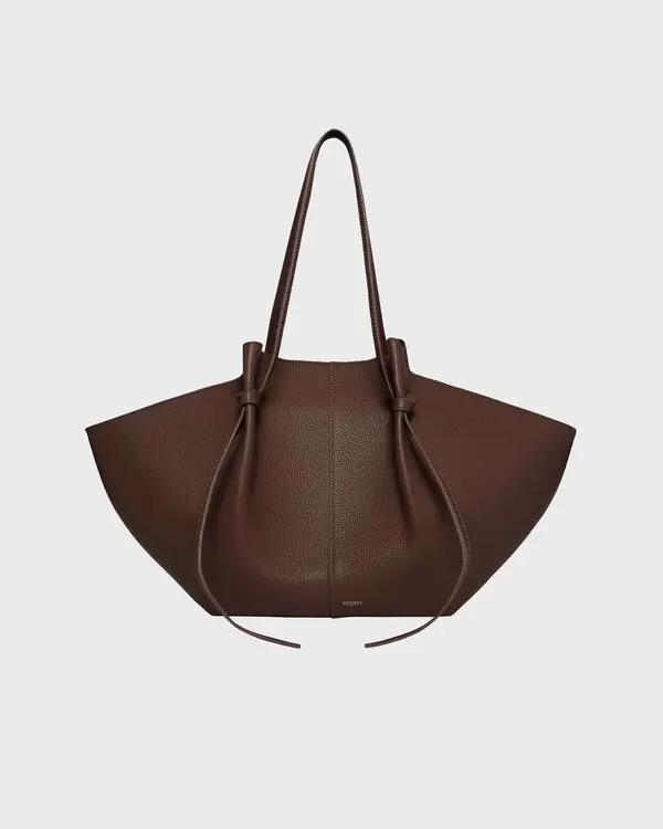 Yuzefi Large Mochi Pebble Grain Bag - Espresso