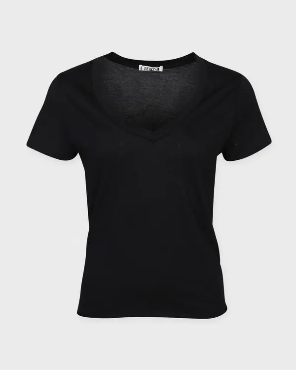 Eterne V-neck T-shirt - Black