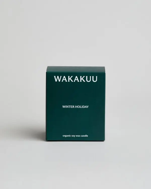 WAKAKUU Candle White Christmas