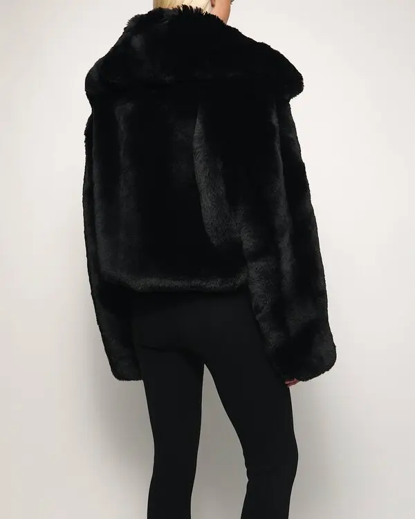 Acne Studios Faux Fur Collar Jacket