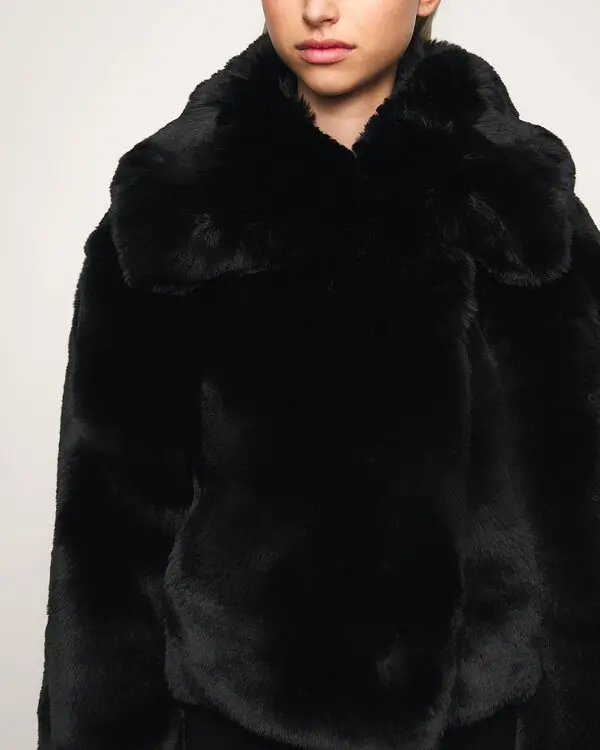 Acne Studios Faux Fur Collar Jacket