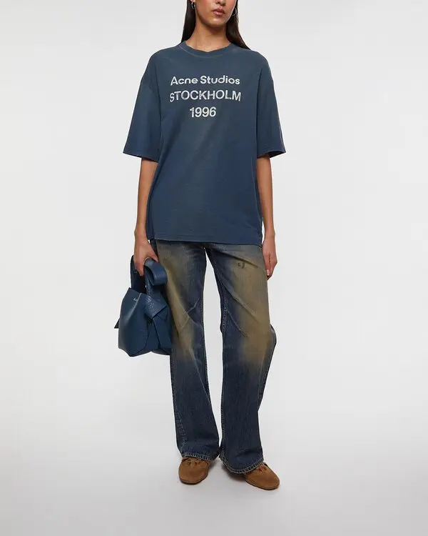 Acne Studios T-shirt Logo Relaxed Fit