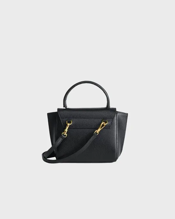 ATP ATELIER Montalcino Grained Calf Bag - Black