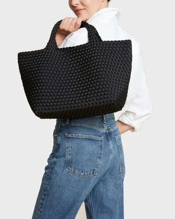 NAGHEDI St. Barths Medium Tote - Black