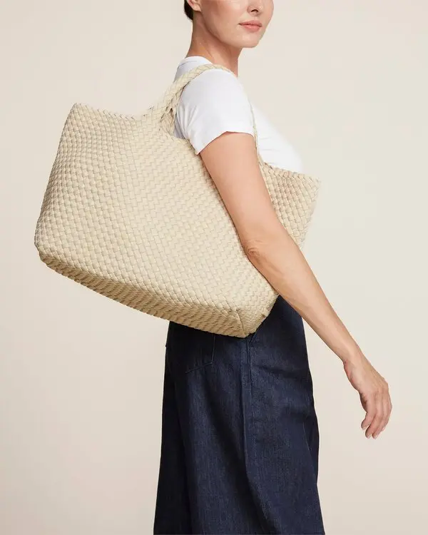 NAGHEDI St. Barths Large Tote - Ecru