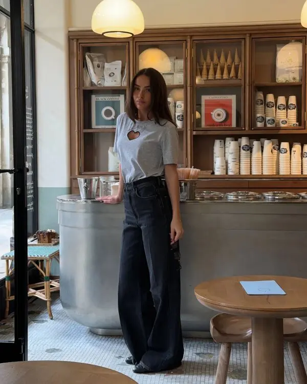 CLOEYS Heart T-shirt
