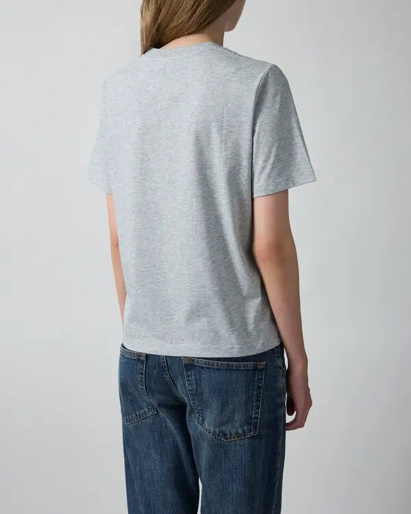 CLOEYS Heart T-shirt - Light Grey