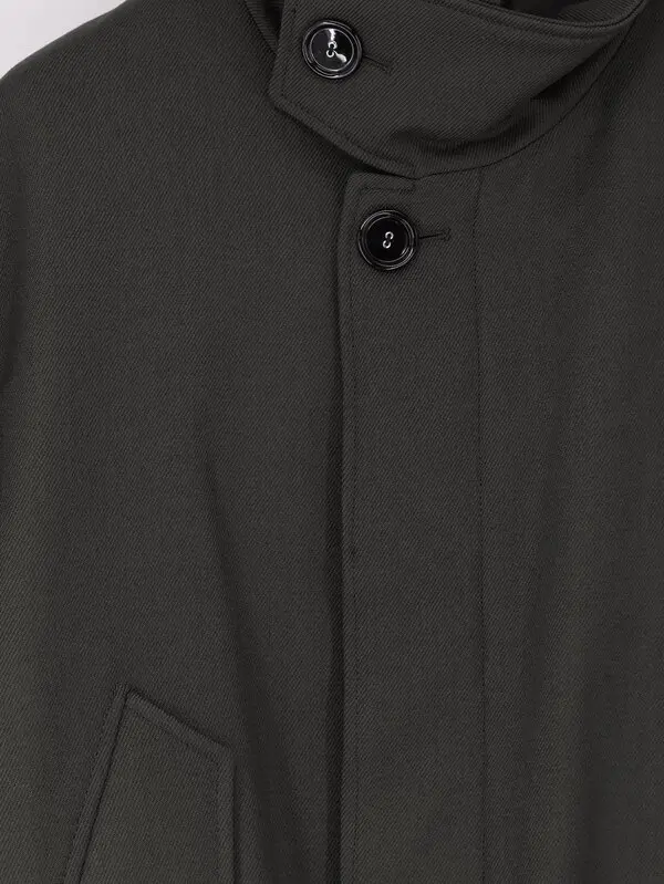 AMI Paris Virgin Wool Bomber Jacket - Grey