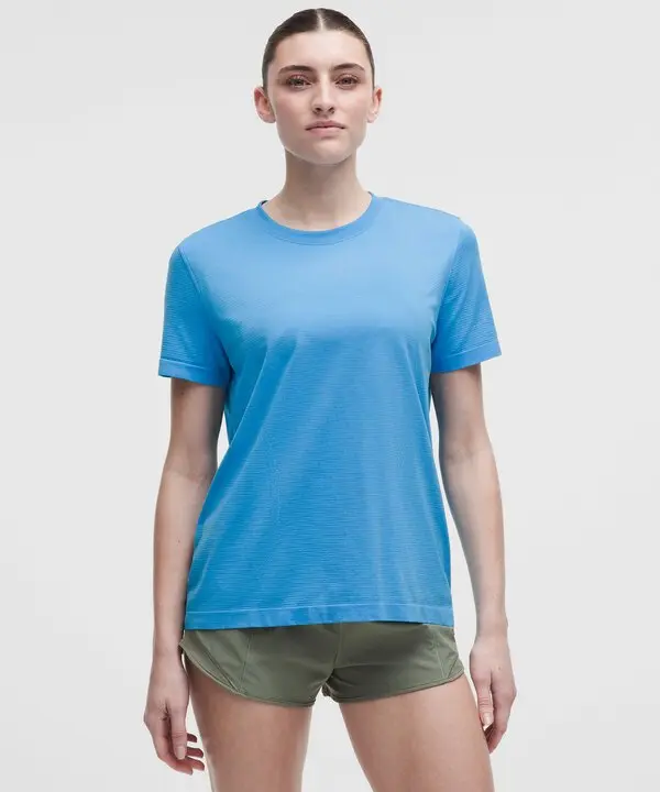 Lululemon Swiftly Relaxed Short-sleeve Shirt - Ocean Wave/ocean Wave
