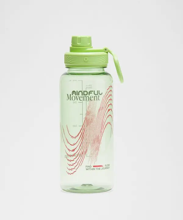 Lululemon Back To Life Clear Bottle 32oz - Lemongrass