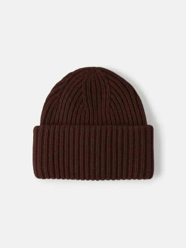 Veronica Beard Wool-cashmere Beanie - Espresso