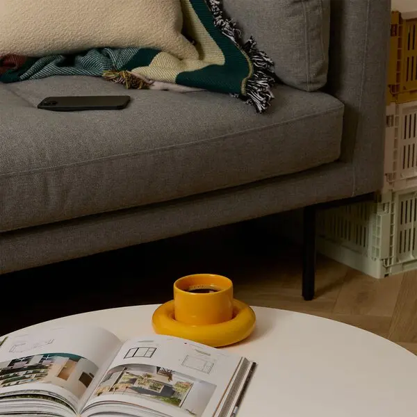 GUSTAF WESTMAN Chunky Cup And Saucer - Yellow