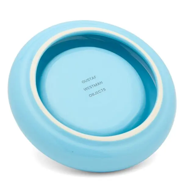 GUSTAF WESTMAN Chunky Cup And Saucer - Light Blue