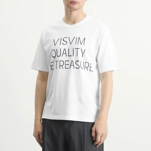 Visvim Jumbo T-shirt Dmgd - White
