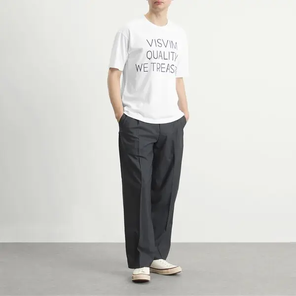 Visvim Jumbo T-shirt Dmgd - White
