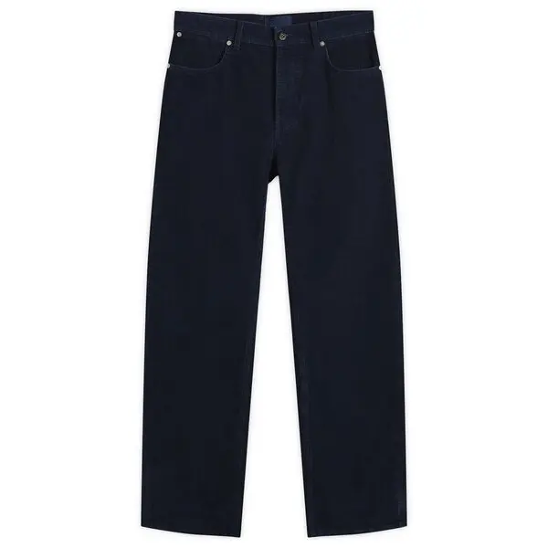 Stone Island Indigo Micro Corduroy Straight Jeans - Blue Rinsed