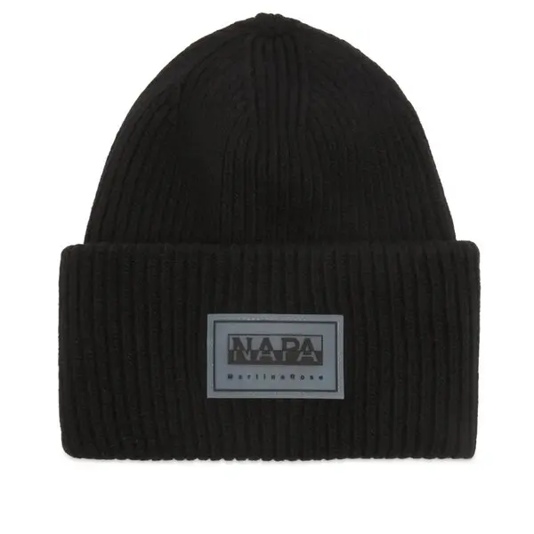 NAPAPIJRI X Martine Rose Beanie - Black Beauty
