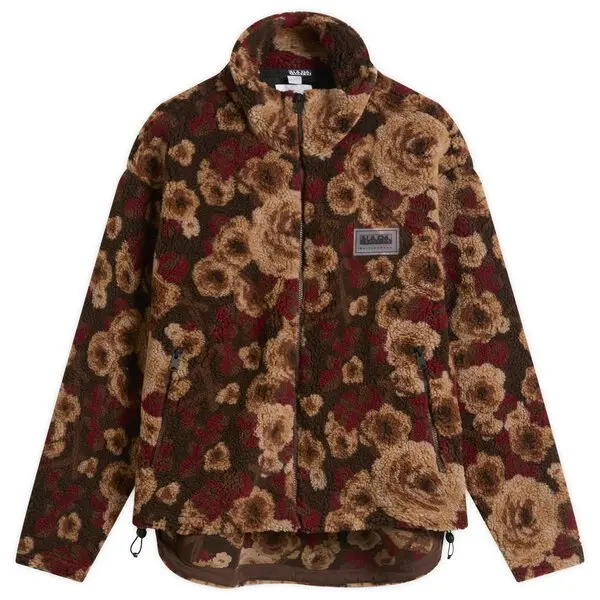 NAPAPIJRI X Martine Rose Jacquard Fleece Jacket - Fancy Fua