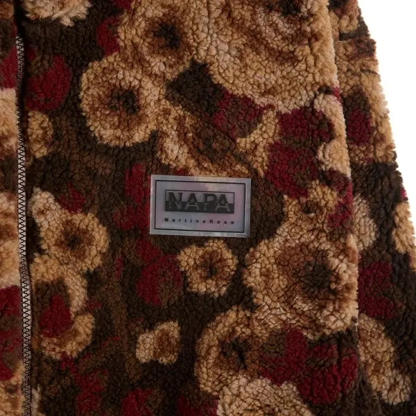 NAPAPIJRI X Martine Rose Jacquard Fleece Jacket - Fancy Fua