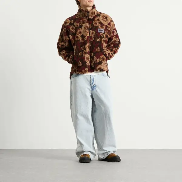NAPAPIJRI X Martine Rose Jacquard Fleece Jacket - Fancy Fua