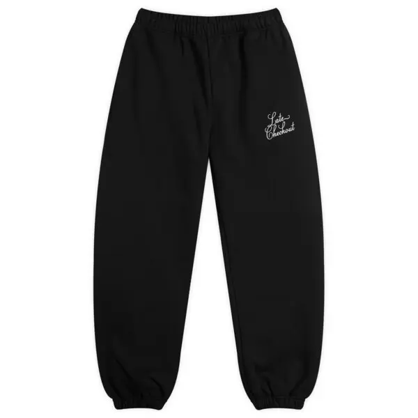 LATE CHECKOUT Script Joggers
