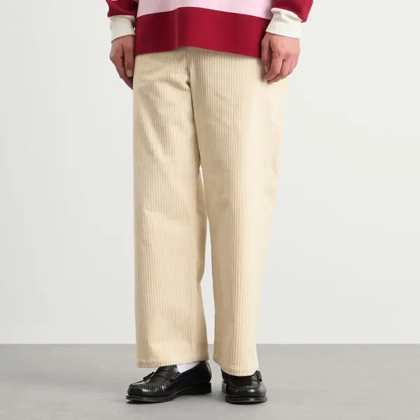 LATE CHECKOUT Corduroy Work Trousers
