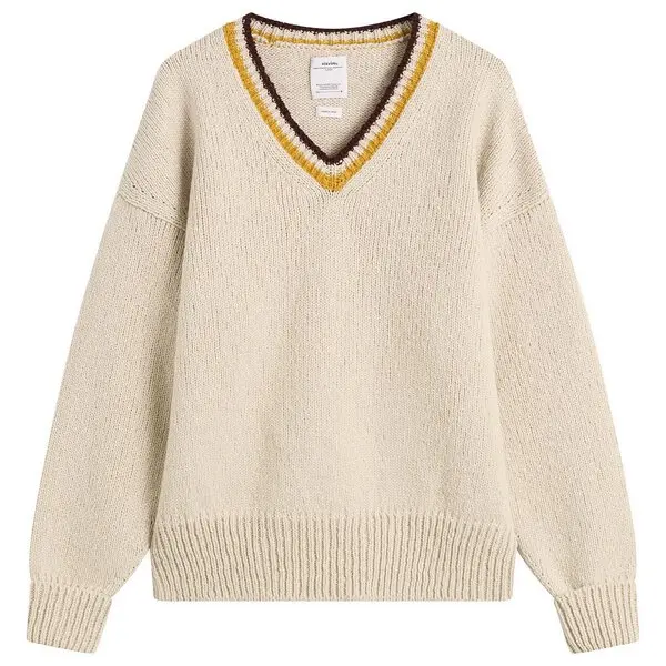 Visvim College V-neck Knit - Ivory