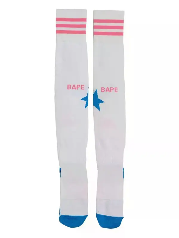 Adidas Bape Football Socks - White