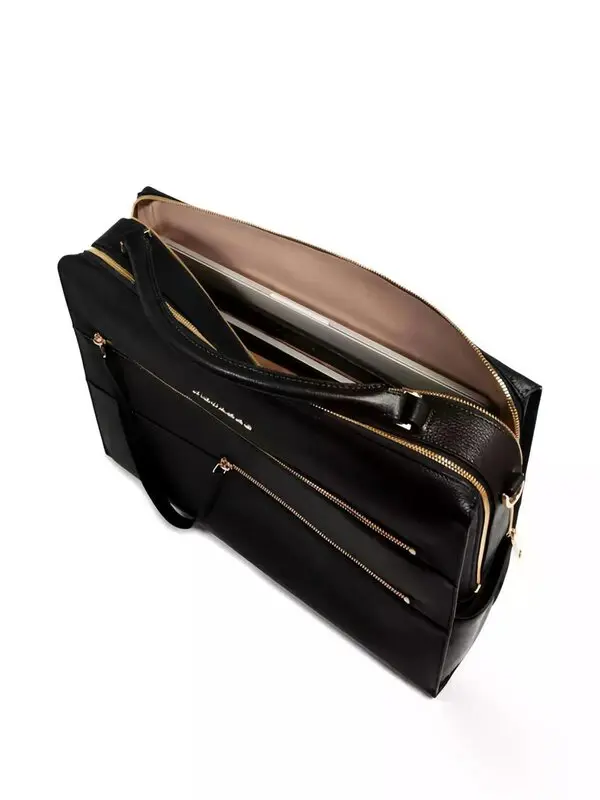PIQUADRO Zip Handle Laptop Bag - Black