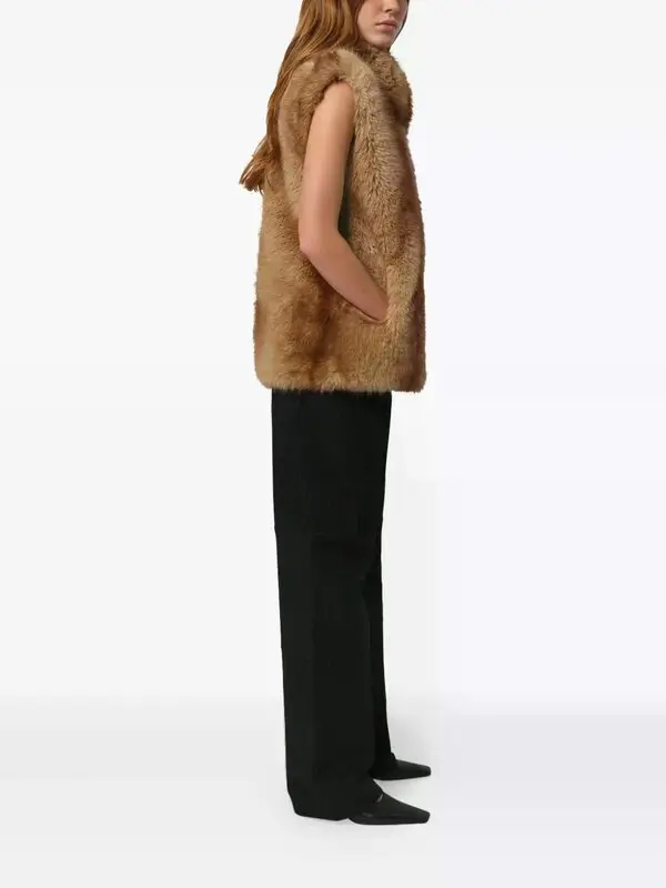 Apparis Laila Sleeveless Vest - Brown