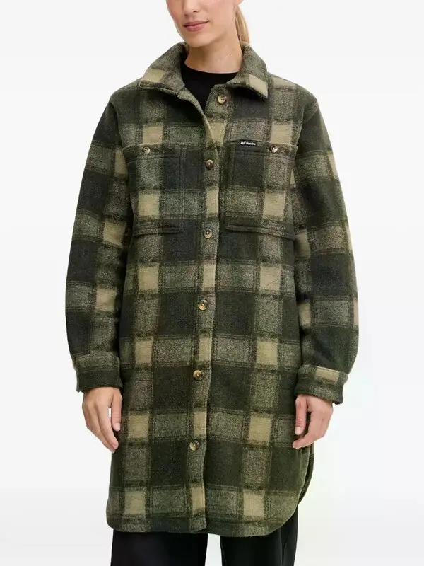 Columbia Check-patterned Coat