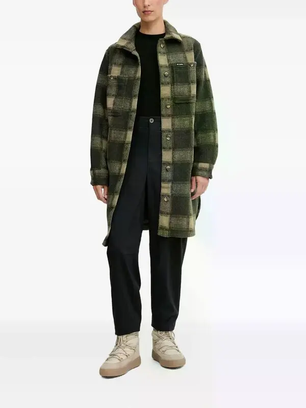 Columbia Check-patterned Coat