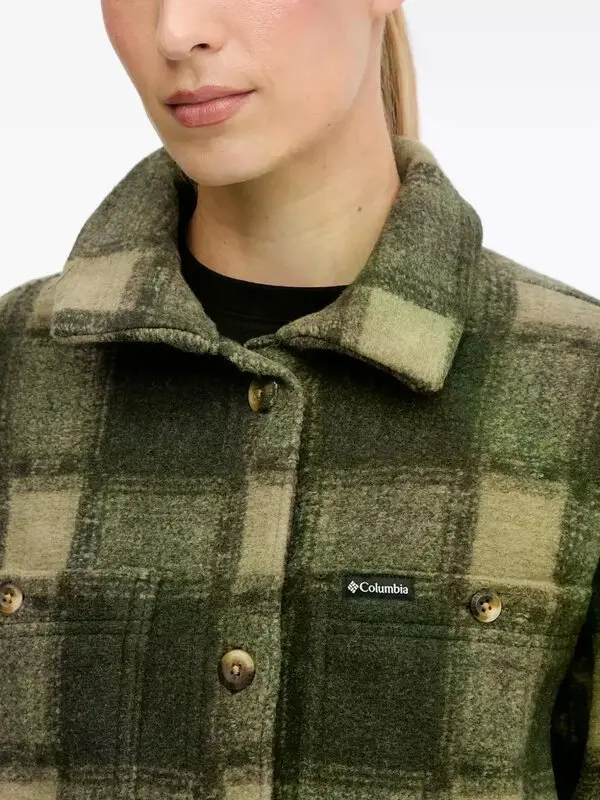 Columbia Check-patterned Coat