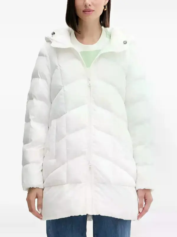 Geox Hooded Quilted Coat